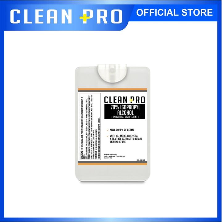 Clean Pro 70% Isopropyl Alcohol 20Ml | Lazada PH