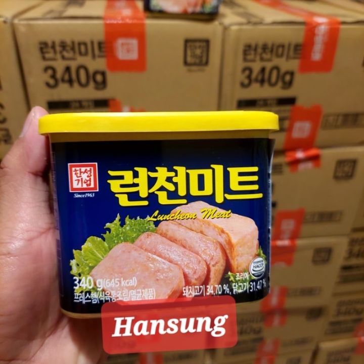 COD Korean Luncheon Meat Hansung Lotte Dongwon 340gm | Lazada PH
