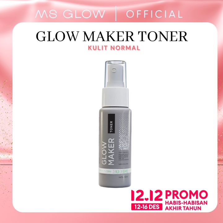 Ms Glow Toner Glow Maker 60ml | Lazada Indonesia