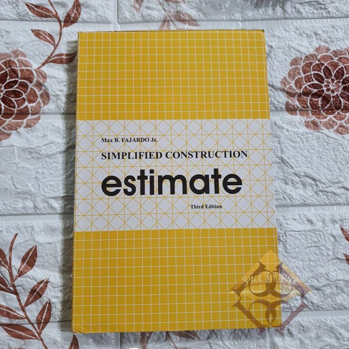 Simplified Construction Estimate third edition By; Max B.Fajardo Jr ... Simplified Construction Estimate third edition By; Max B.Fajardo Jr ...