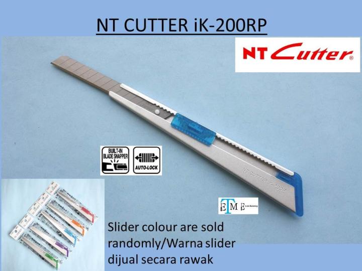 NT CUTTER iK-200RP LIGHT-DUTY CUTTER - RANDOM SLIDER COLOUR (MADE IN ...