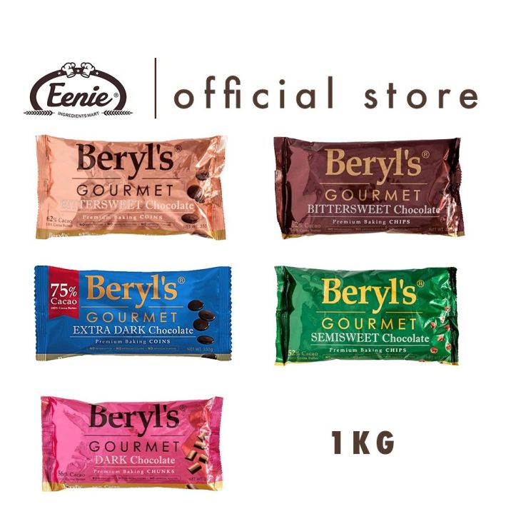 Beryls 1KG Gourmet Chocolate Couverture | Bittersweet | Semisweet ...