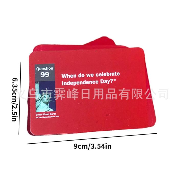Us Citizenship Exam 100 Question Cards Us Citizenship Flash Cards ...