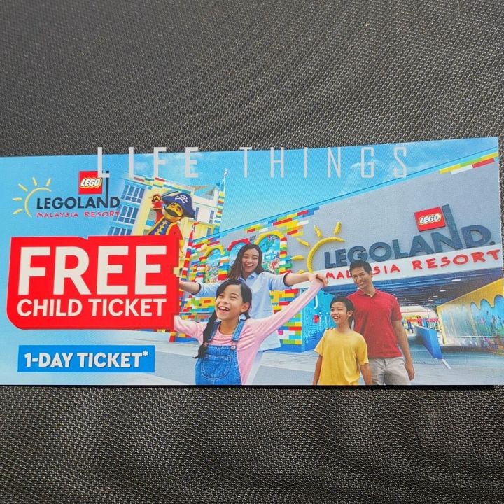 Legoland 1 Day Child Ticket Theme Park Sea Life Water Park