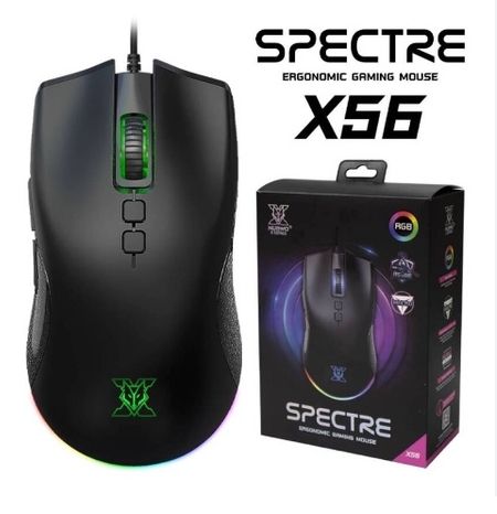 เมาส์ Nubwo X56/NM-96/NM-010/NM-092M SPECTRE MOUSE GAMING RGB 7200 DPI ...