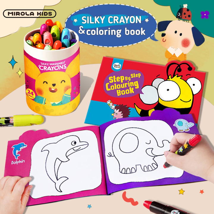 MIROLA KIDS coloring book for kids Step By Step Coloring Book ...