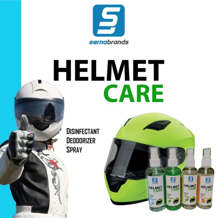 Helmet Care 100ml Disinfectant and Deodorizer Spray | Lazada PH