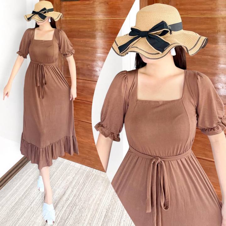 MICHELLE PLAIN MAXI DRESS | Lazada PH