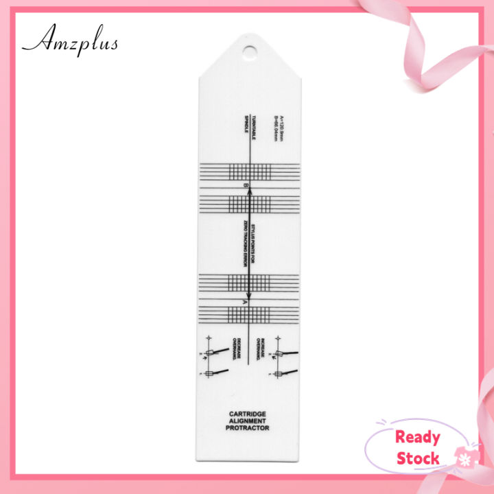 Cartridge Alignment Protractor Acrylic Turntable Cartridge Alignment Protractor Tool Vinyl ...