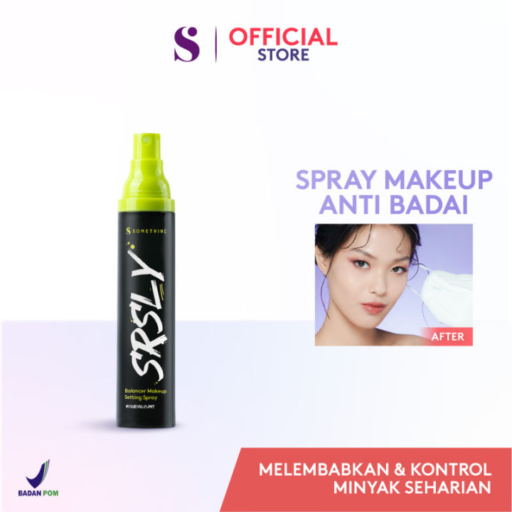SOMETHINC SRSLY Balancer Make Up Setting Spray - Make Up Tahan Lama ...