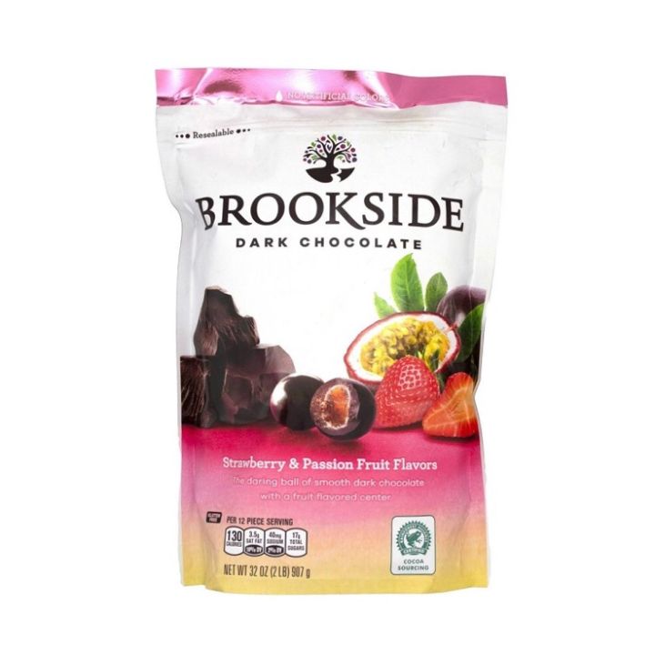 Brookside Strawberry & Passion Fruit Dark Chocolate 907g | Lazada PH