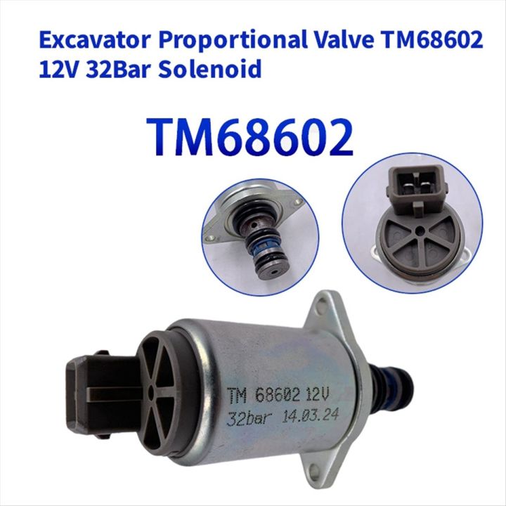 Excavator Proportional Valve TM68602 12V 32Bar Solenoid for Thomas ...