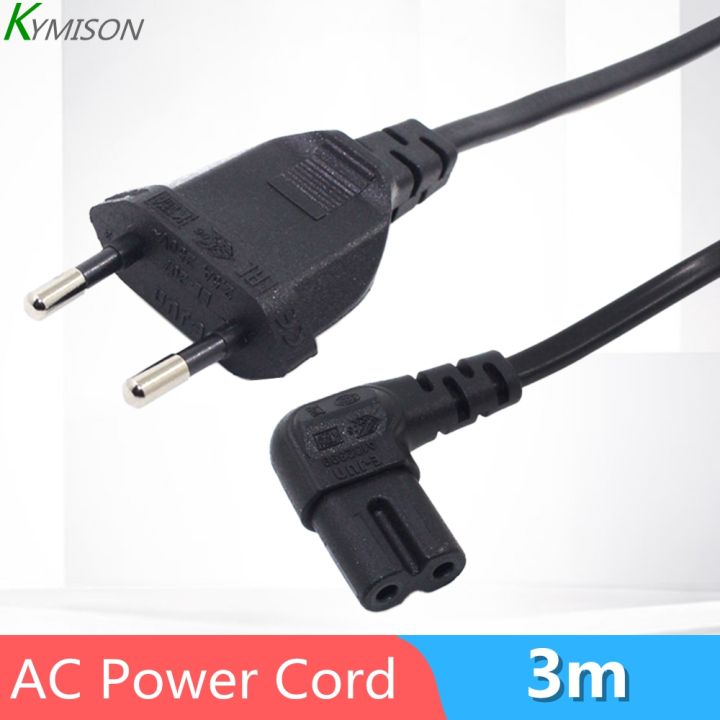 3m European To IEC 320 C7 Power Adapter Cable, EU Indonesia Male Plug ...
