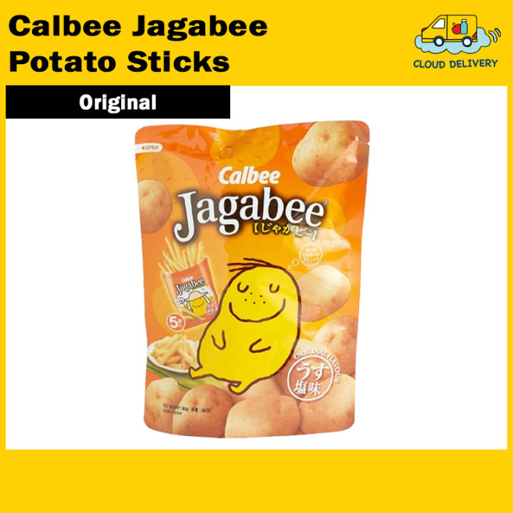 Calbee Jagabee Pouch Potato Chips Sticks (5 x 18g) - Original | Lazada ...