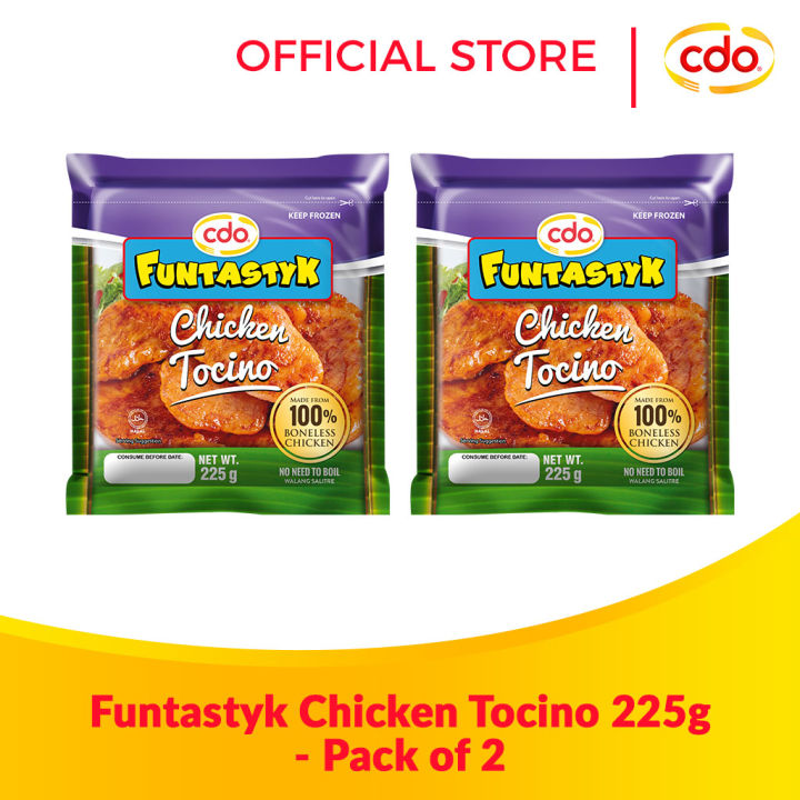 CDO FUNTASTYK Chicken Tocino 225g - Pack of 2 | Lazada PH