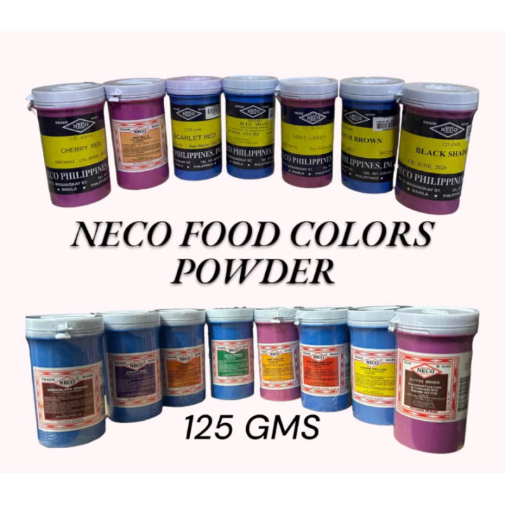 NECO FOOD COLORS 125gms (Powder) | Lazada PH