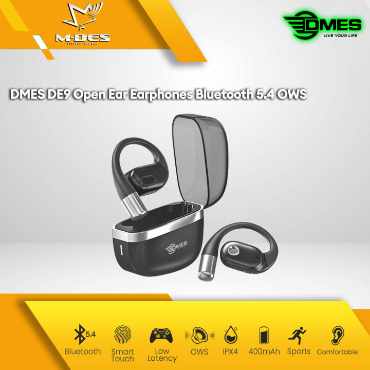 DMES DE9 Open Ear Earphones Bluetooth 5.4 OWS Air Conduction Earhook ...