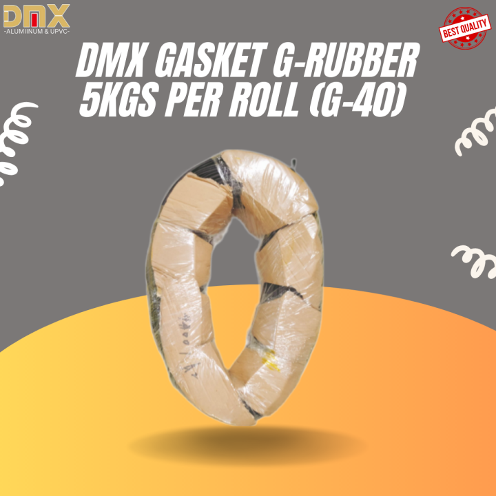 DMX GASKET FOR WINDOW G-RUBBER 5KGS PER ROLL (G-40) BRANDNEW | Lazada PH