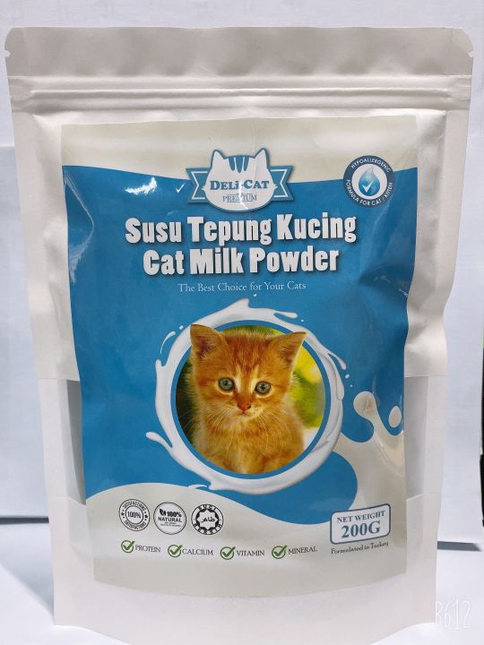 DELi-CAT Cat Milk Powder 200g / Susu Tepung Kucing 200g - Formulated in ...