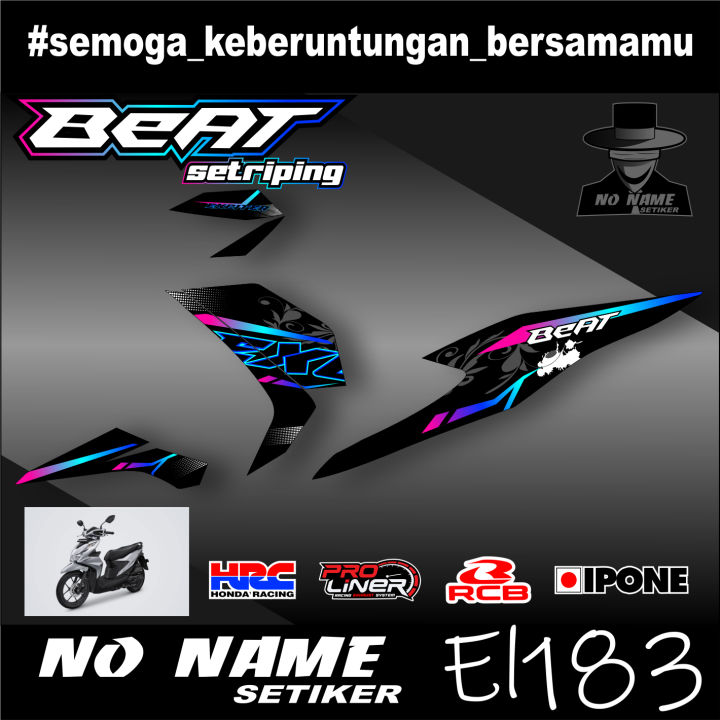 Stiker striping Beat deluxe New 2020 2021 (el183) List Variasi seticker ...