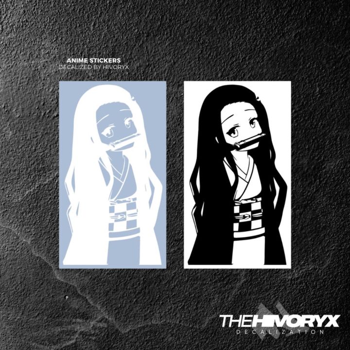 「GORGEOUS NEZUKO KAMADO | DEMON SLAYER」ANIME SERIES CAR DECAL ...