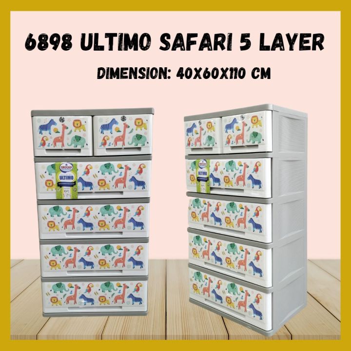 ULTIMO SAFARI 5 LAYER / LAGAYAN NG DAMIT/ ELEGANT DESIGN CABINET ...