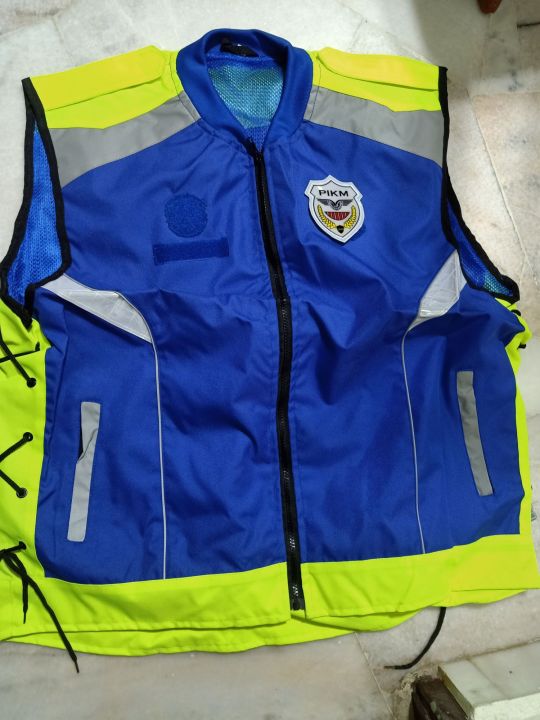 Security Vest + Logo reflective front and back Velcro | Lazada