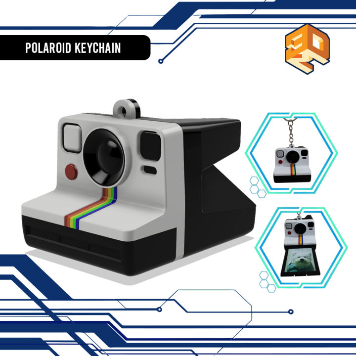 Polaroid Keychain Passport Size Multi-Color 3D Printed | Lazada PH