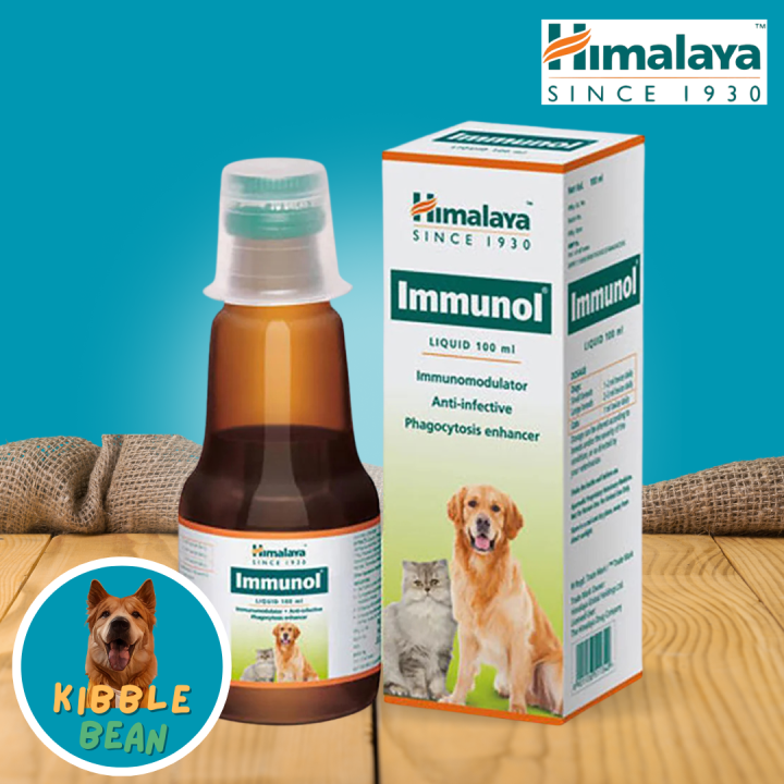 Himalaya Immunol Syrup for Cats & Dogs Immune Booster - 100 ml ...