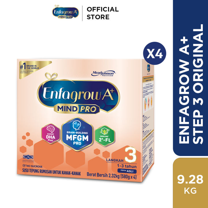 Enfagrow A+ Step 3 ORIGINAL 9.28kg Susu Milk Formula Powder | Exclusive ...