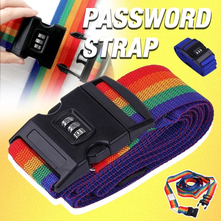 Multipurpose Luggage Straps Travel Suitcase Rope Cross Baggage Check-in ...