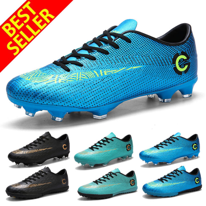 รองเท้าฟุตบอลสำหรับเด็กผู้ใหญ่,รองเท้าสตั๊ดรองเท้าเตะฟุตบอลแบบสูง Tf/Fg ...