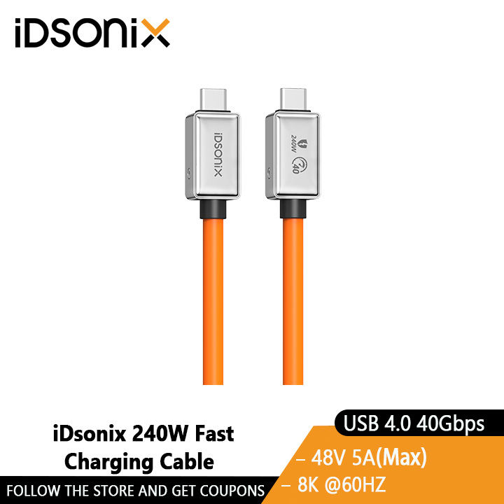 IDsonix สาย USB4 Thunderbolt 4ประเภท C ถึง USB C 40Gbps สายชาร์จเร็ว PD ... IDsonix สาย USB4 Thunderbolt 4ประเภท C ถึง USB C 40Gbps สายชาร์จเร็ว PD ...