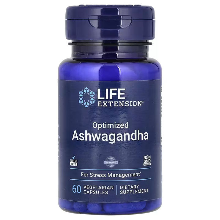 Life Extension Optimized Ashwagandha 60 Vegetarian Capsules | Lazada.co.th