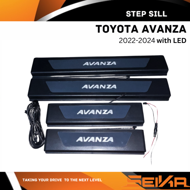 Toyota Avanza 2022-2024 Side Step Sill / Door Sill Plate with LED ...