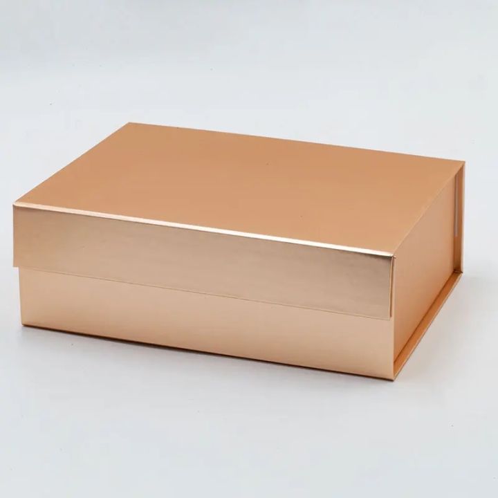 A4 Deep Square magnetic packaging boxes folding gift box cardboard gift ...