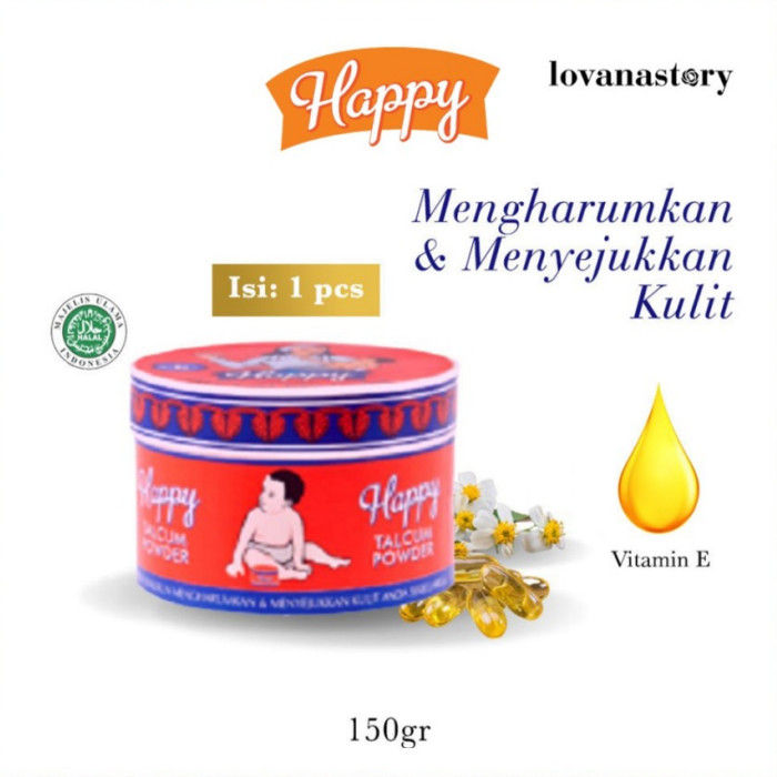 Happy Talcum Powder Bedak 150 Gr | Lazada Indonesia