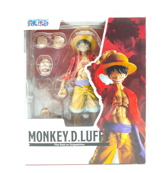 SHF Monkey D. Luffy Animation Action Figure Articulated Joints Moveable ...