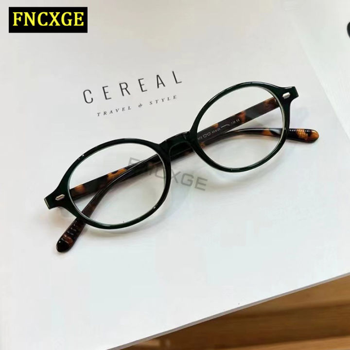 FNCXGE แว่นตาสายตาสั้น -100~-400 เลนส์ถอดได้ ผู้ชาย ผู้หญิง สไตล์เกาหลี แฟชั่น กรองแสงมือถือ ...