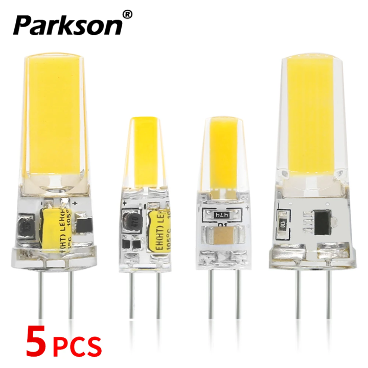 5pcs/lot COB LED G4 AC 12V 220V 3W 6W Light Bulb Dimmable Mini LED Lamp ...