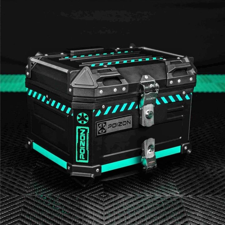 45liters Alloy or Hard Plastic Top Box with Backrest and Baseplate ...