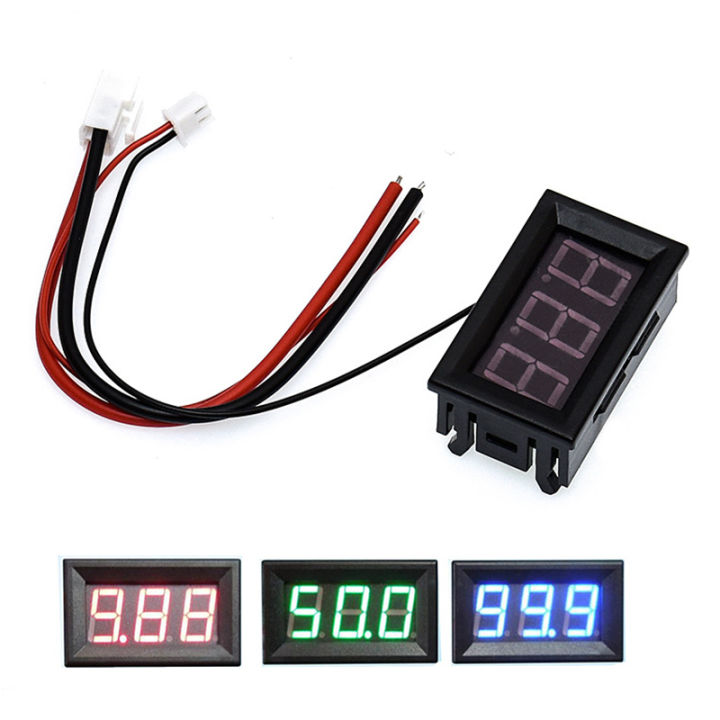 DC 0-10A 50A 100A DC ammeter digital display ammeter with reverse ...