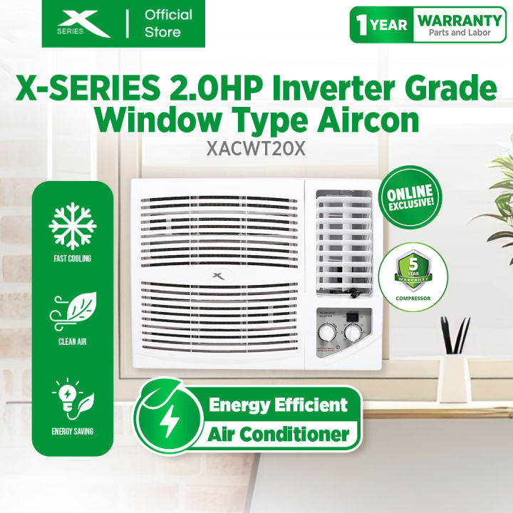 X-SERIES 2HP Window Type Aircon Inverter Grade Side Discharge High ...