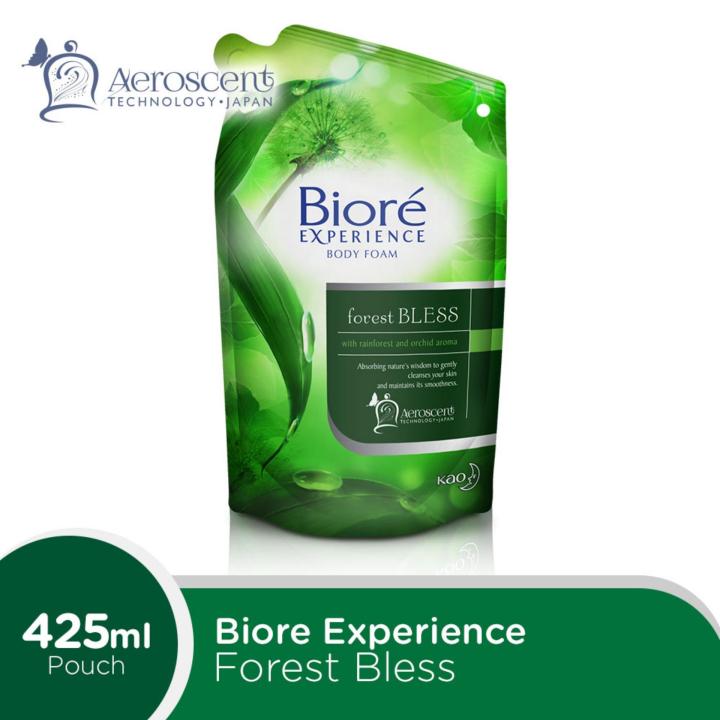 Biore Experience Body Foam Forest Bless Sabun Mandi Refill 425 mL ...