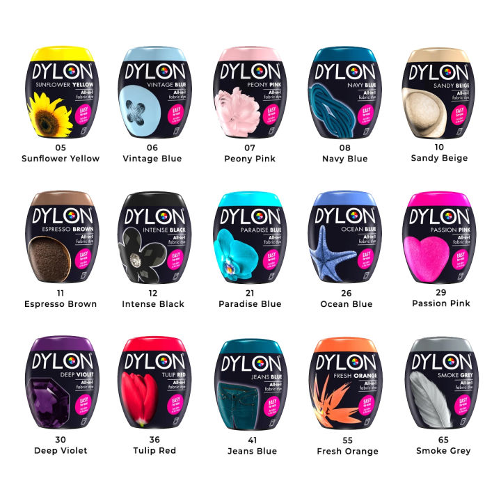Dylon Fabric Laundry Machine Dye Pod (Various Colours available) More ...