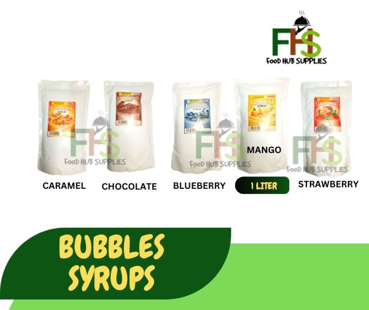 Premium Bubbles Syrups (toppings syrups/flavored) | Lazada PH