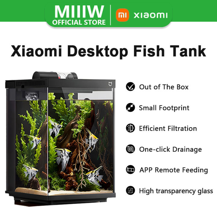 Xiaomi Mijia Desktop Fish Tank Smart Ecological Aquar High Transparency ...
