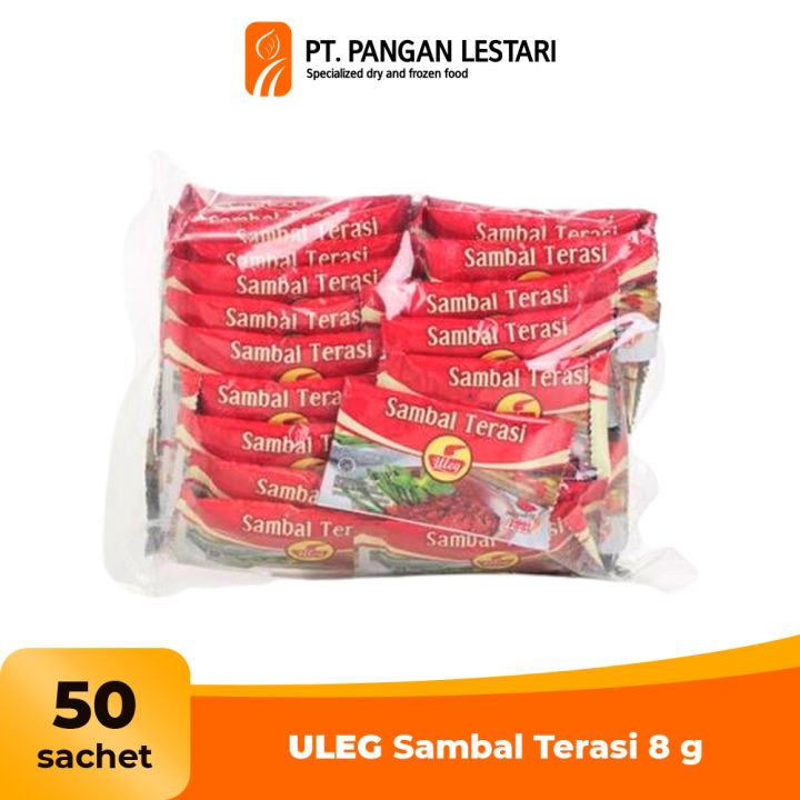 ULEG Sambal Terasi Sachet Kecil 8 gr x 50 pcs | Lazada Indonesia