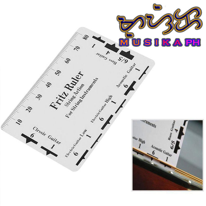 Fritz Ruler Guitar String Action Ruler | Lazada PH