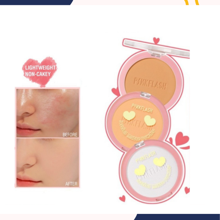 Pinkflash Lasting Matte Pressed Powder / Bedak Padat | Lazada Indonesia